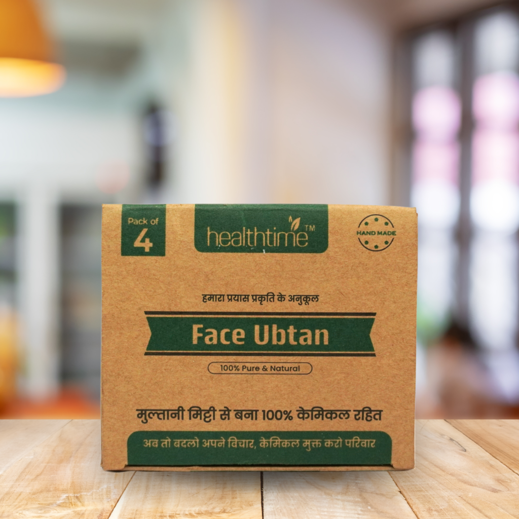 Multani Mitti Face Ubtan Pack 4 Pcs - healthtimeherbal.com